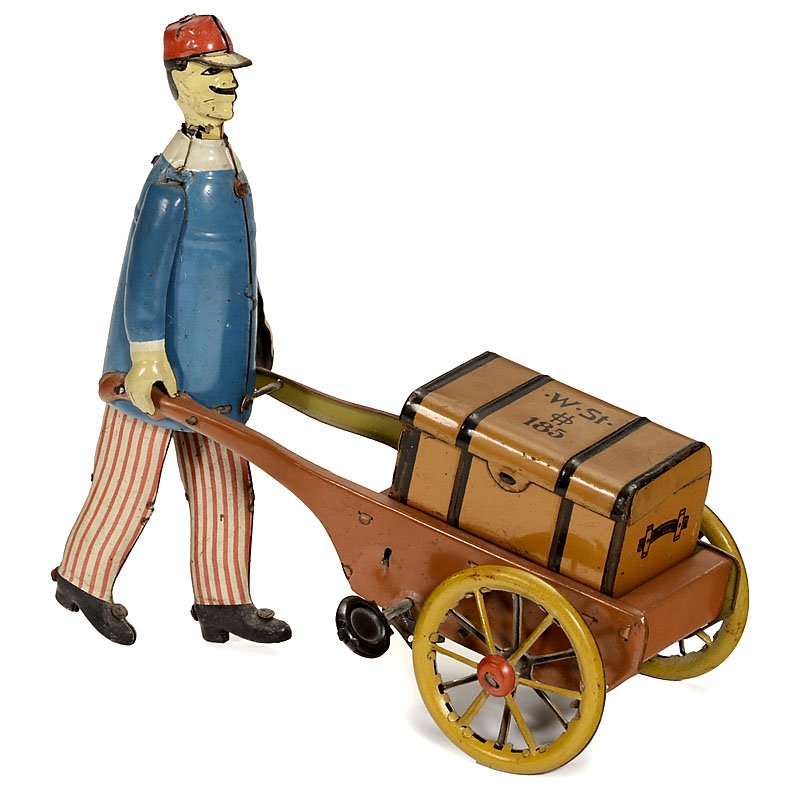 Jim The Walking Trolleyman No. 185 by Stock, c. 1925