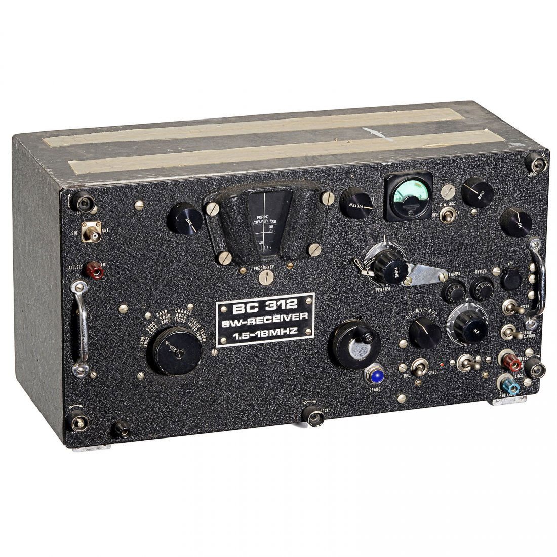 WWII US Army Signal Corps Radio Receiver BC-312, c.