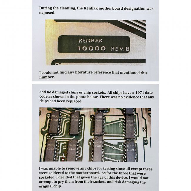 Kenbak-I Digital Computer, 1971 : Lot 26