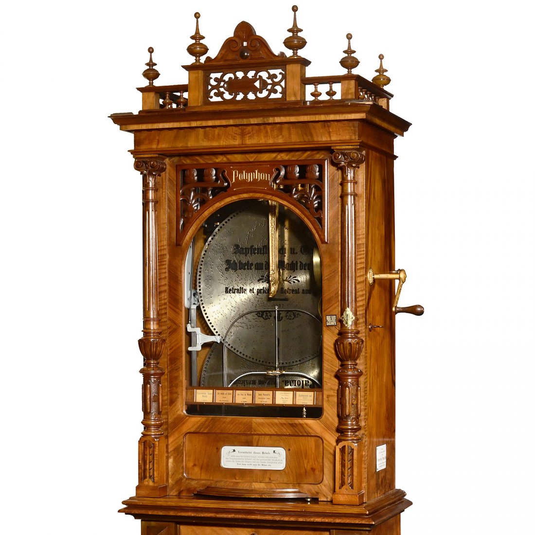 Polyphon No. 5 Automatic Disc-Changing Musical Box, c.