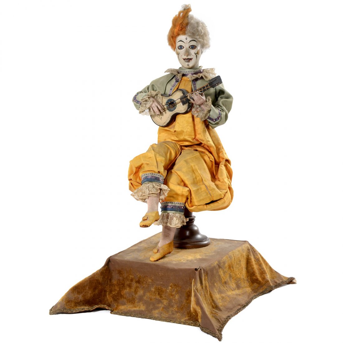 Musical Automaton Clown Playing Guitar by Leopold