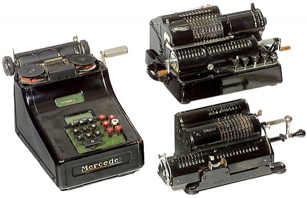 3 Calculating Machines Calculators Rechenmaschinen