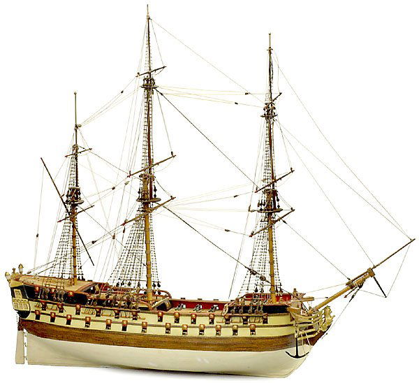 139: Model of a 19th Century Frigate Ship model