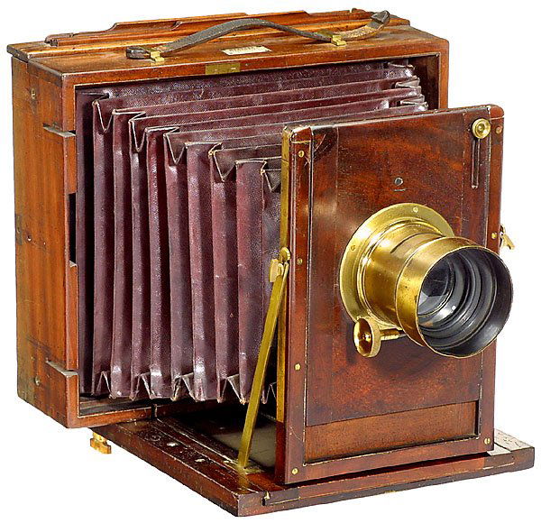 1045: Wet Plate Bellows Camera Meagher, c. 1860