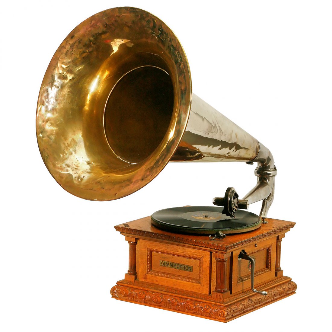 Horn Gramophone Hmv Monarch Model Ii, C. 1905