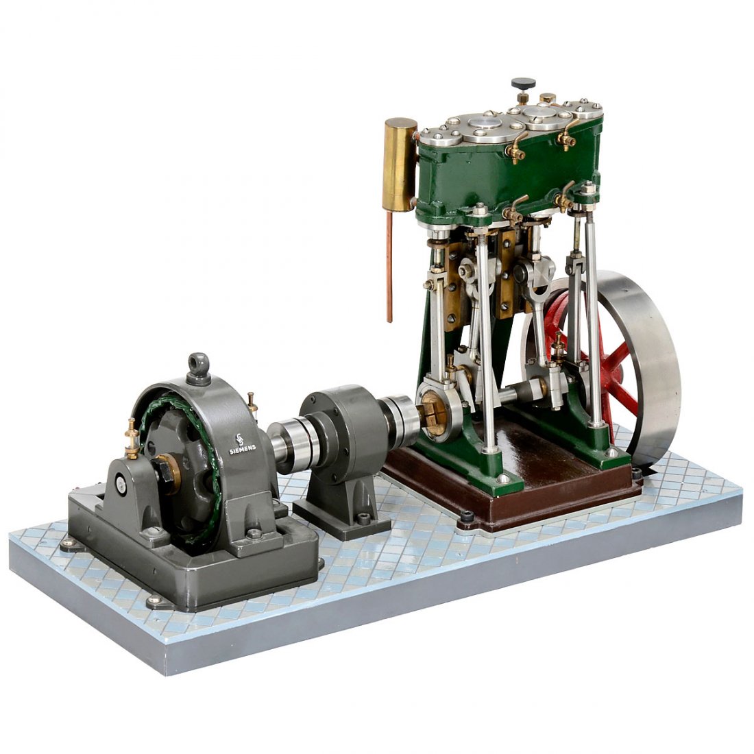 Ship's Steam Engine With Siemens Generator