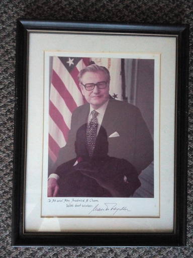 Nelson Rockefeller Signed Photo