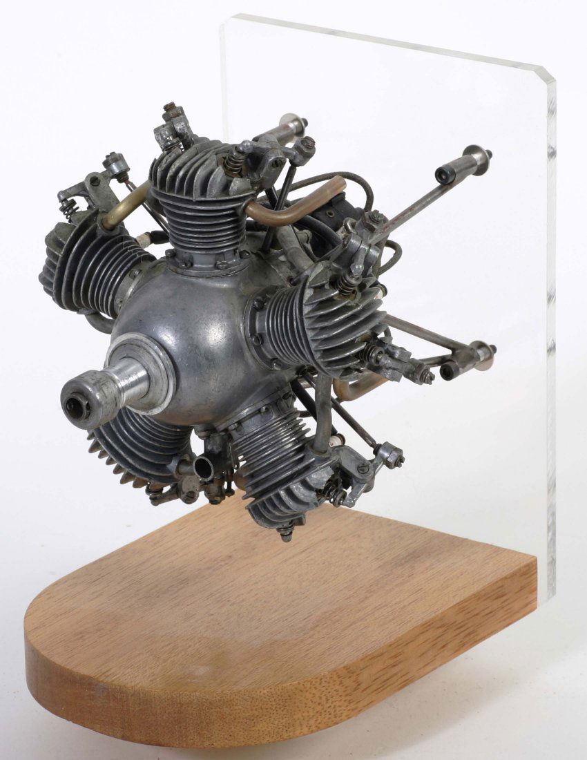 Vintage Morton 5 Cylinder Radial Engine