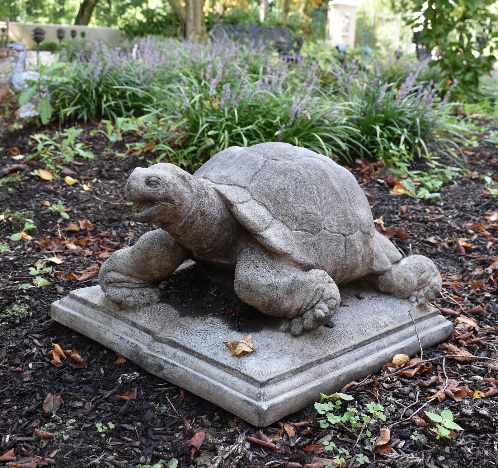 Cast Stone Tortoise Garden Ornament Auction