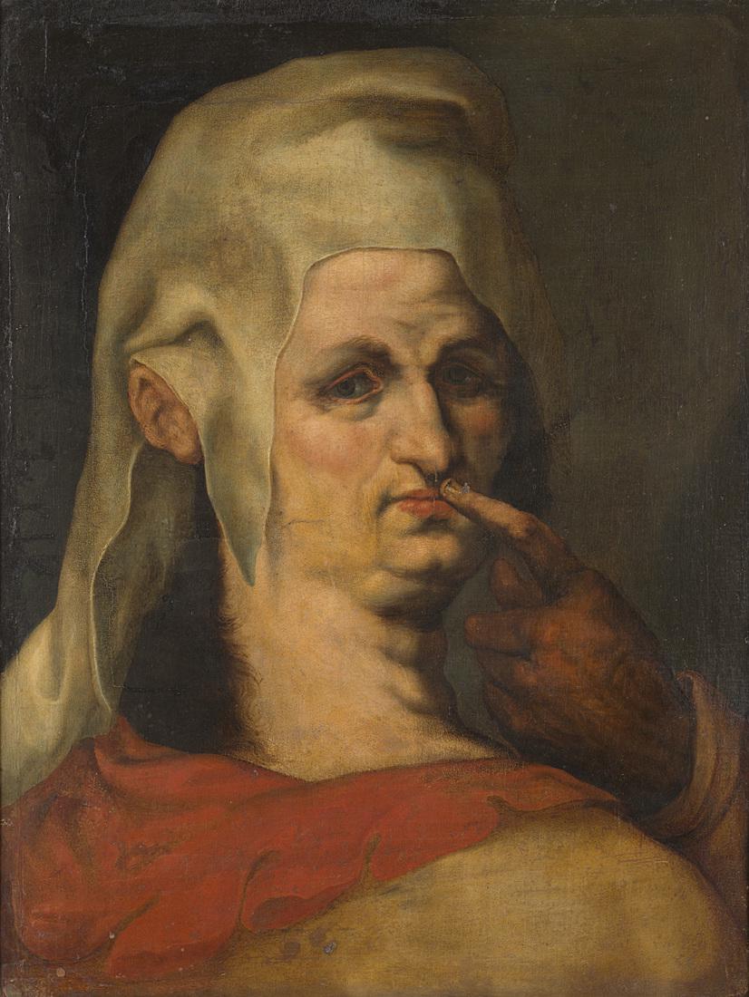 17th Century School Portrait of Harpocrates, God of