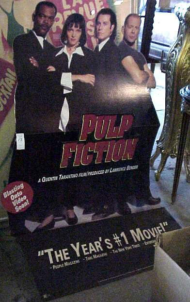 Pulp Fiction Cardboard Movie Theater Display