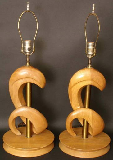 Lighthouse Lamp & Shade Co.,pair Of Table Lamps.