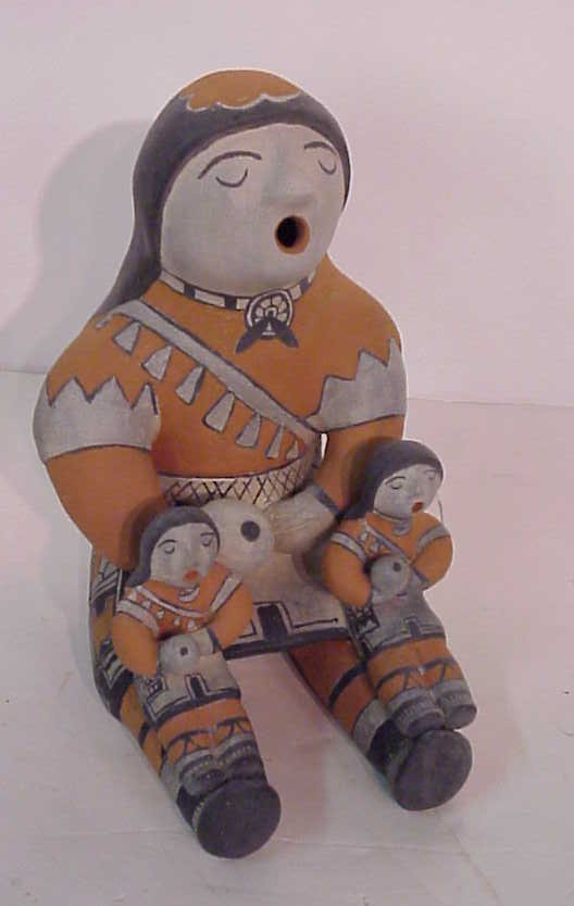 3057: Native American storyteller doll, three figures, - Oct 20, 2008 ...