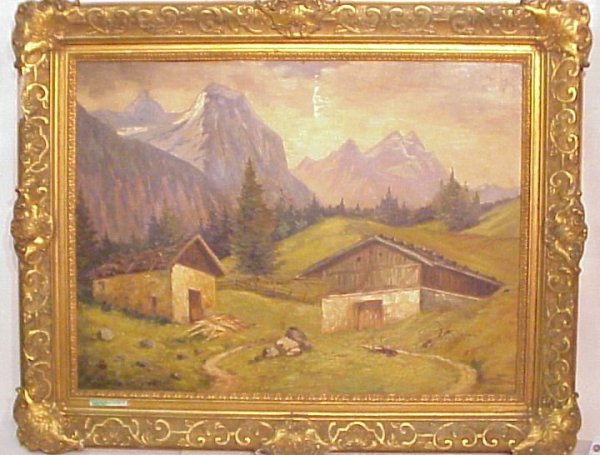 2015: Paul Gotz-Racknitz (1873 - 1952 German), mountain