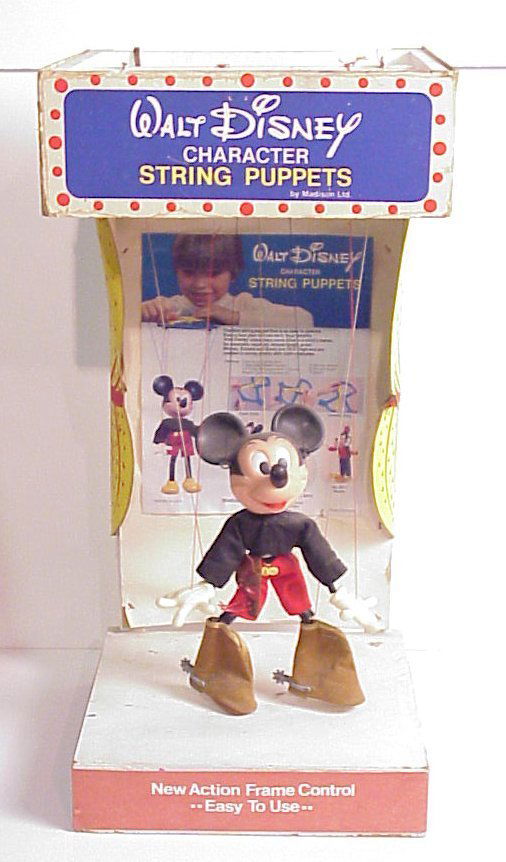 23: Disney Mickey Mouse string puppet electrical store