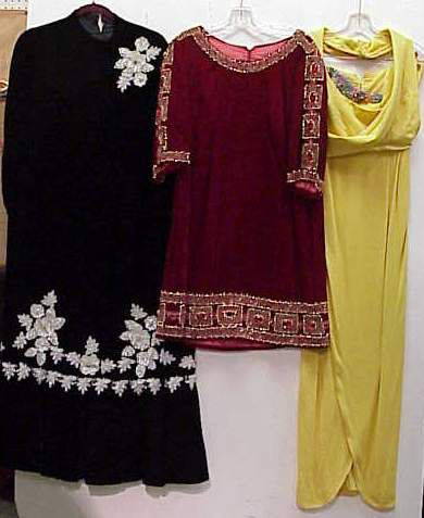 Solange Red Velvet Evening Dress Jeweled And Bead