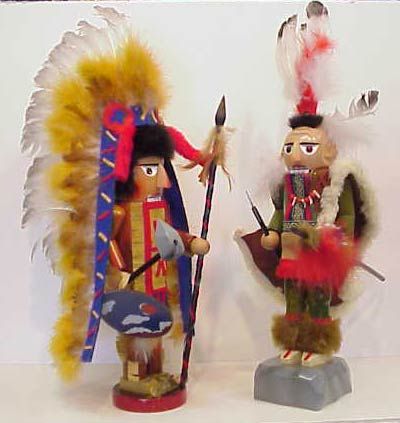 1239: TWO STEINBACH AMERICAN INDIAN NUTCRACKERS - Mar 13, 2006 | Rose ...