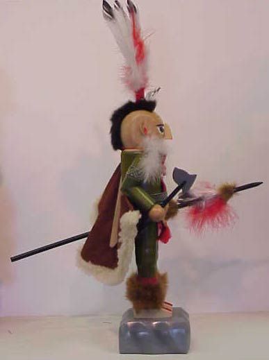 1239: TWO STEINBACH AMERICAN INDIAN NUTCRACKERS