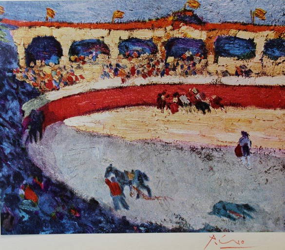 Bullfighting 1896 - Pablo Picasso - May 07, 2016 | L & K Designs ART in NV
