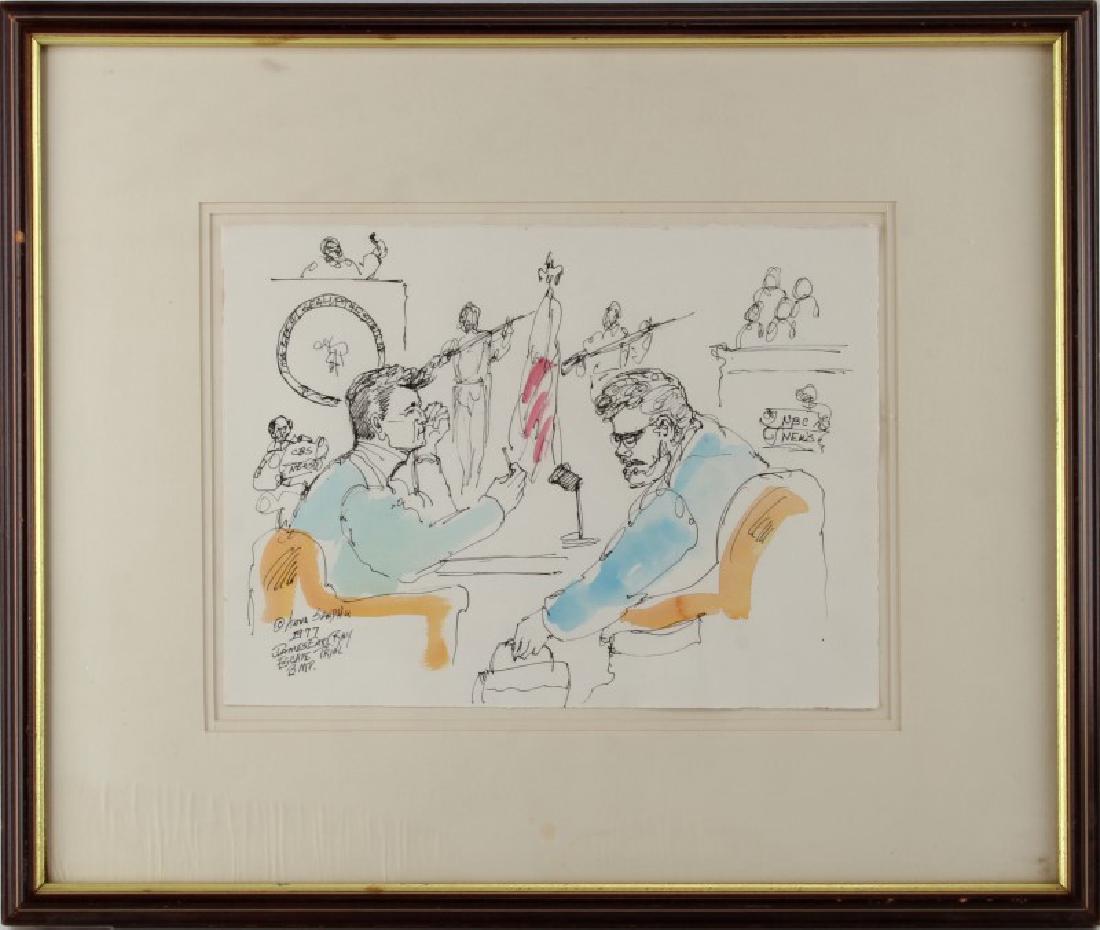 ANNA SANDHU RAY CBS COURTROOM DRAWING JAMES EARL