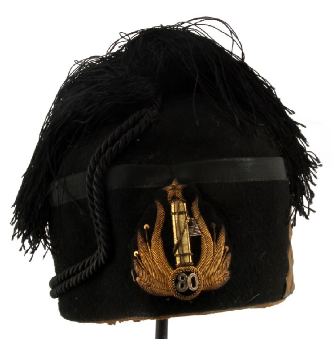 Vintage Italian Facist Black Fez Wwii Black Shirts