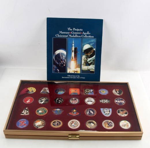 Nasa Cloisonne Medallion Collection Complete Gold