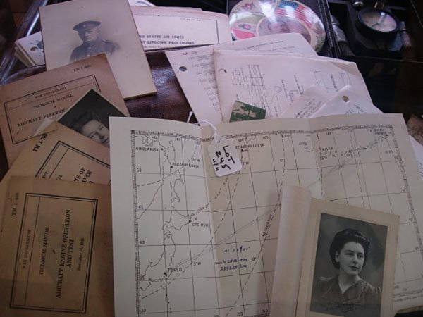 Wwii Us Air Force Pilot Navigation Kit Books & Chart