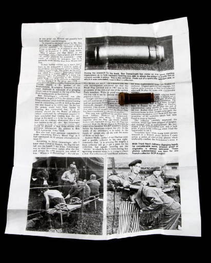 German Wwii Ss Cyanide Capsule W Cyanide Inside
