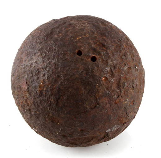 Antique Civil War Cannon Ball Chain Shot 10.6 Lbs