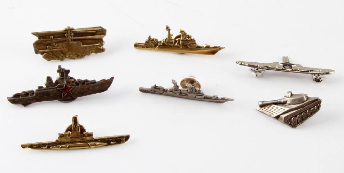 LOT 7 SOVIET RUSSIAN MILITARY COMMANDER BADGES
