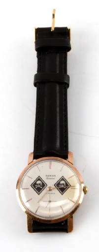 Wwii German 3rd Reich Waffen Ss Totenkopf Watch