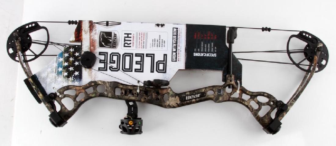 BEAR PLEDGE THREE PIN PEEP SIGHT HUNTING BOW