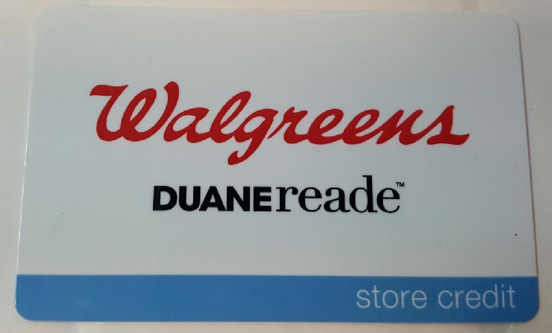 WALGREENS DUANE READE STORE CREDIT GIFT CARD - Aug 17, 2017 ...