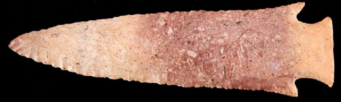 ARCHAIC HARDIN TYPE ARROWHEAD POINT PINK CHERT