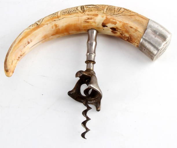 ANTIQUE SCRIMSHAW & STERLING BOAR TUSK CORKSCREW - Aug 31, 2017 ...