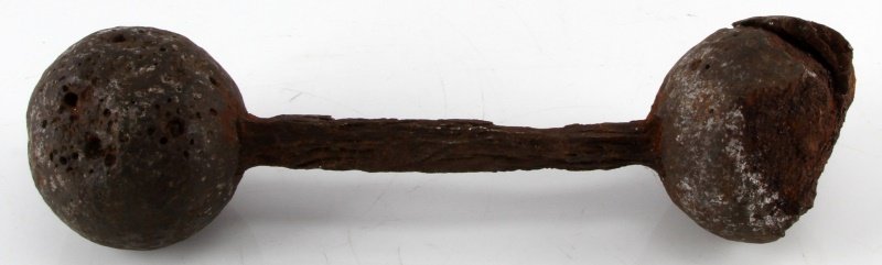 Antique 18th Century Naval Cannon Bar Shot
