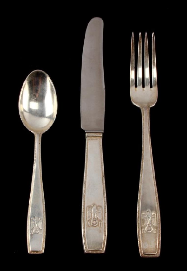 ADOLF HITLER PERSONAL DINNERWARE SET FROM BERGHOF
