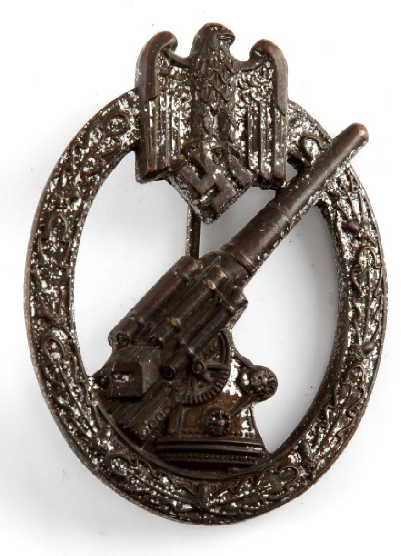 WWII GERMAN 3RD REICH ARMY FLAK GUNNER BADGE