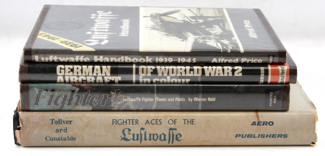 WWII 3RD REICH LUFTWAFFE BOOK COLLECTION LOT OF 4