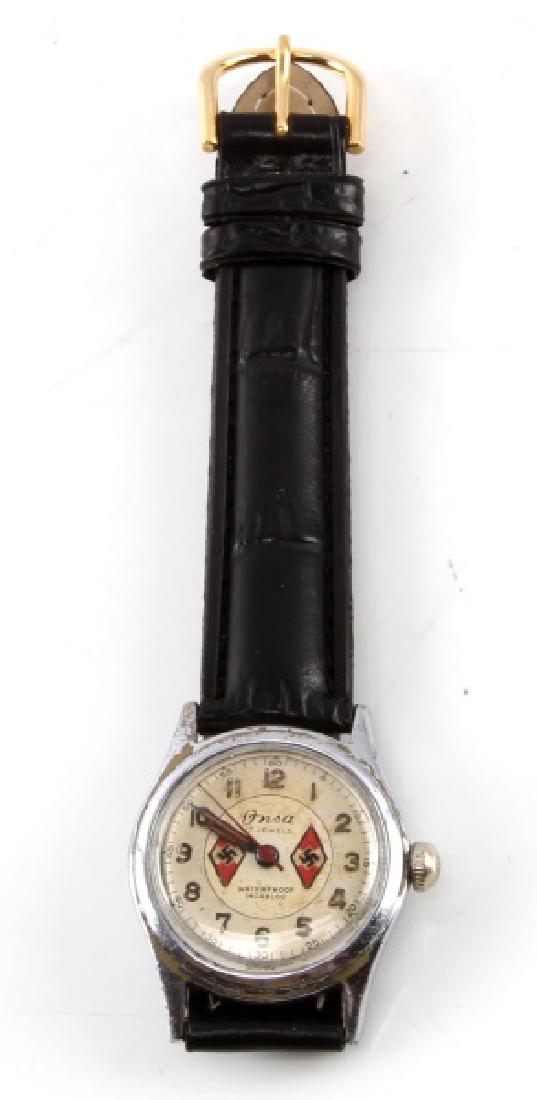 GERMAN WWII HITLER JUGEND WRIST WATCH