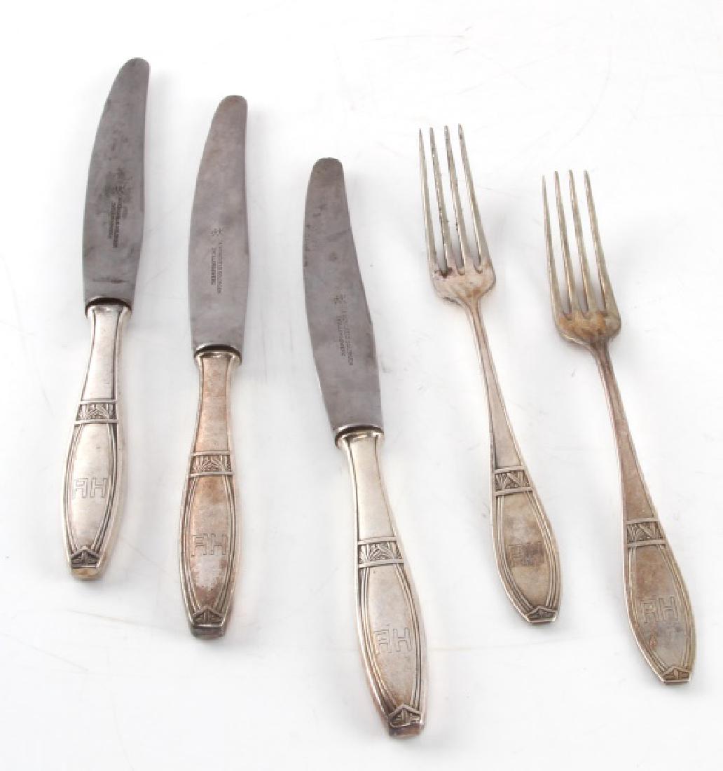 ADOLF HITLER PERSONAL INFORMAL SILVER DINNERWARE