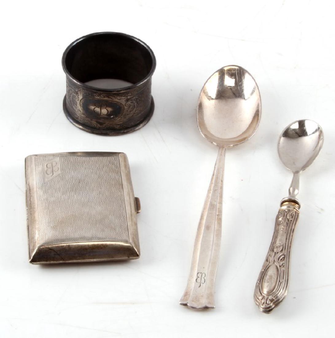 4 EVA BRAUN PERSONAL SILVER ITEMS WWII