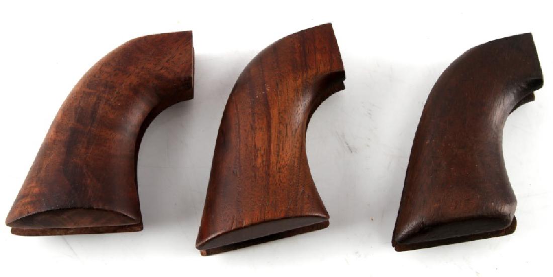 Antique Walnut Colt Single Action Revolver Grips