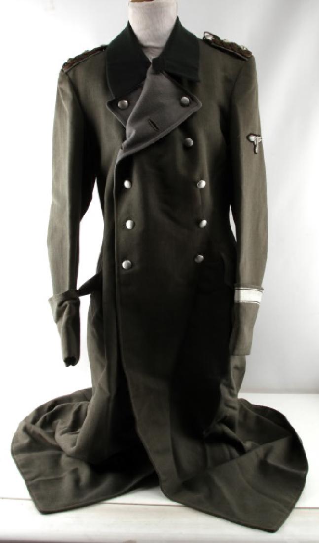 WWII GERMAN 3RD REICH SS GENERAL OVERCOAT