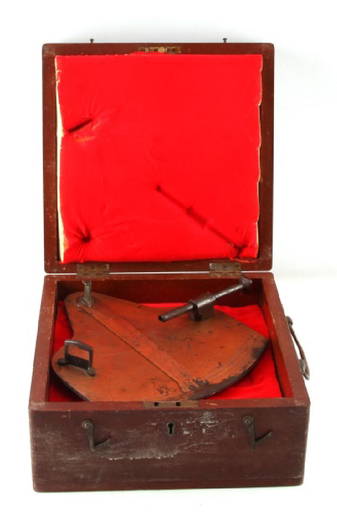 19th Century Mariners Brass Navigational Quadrant
