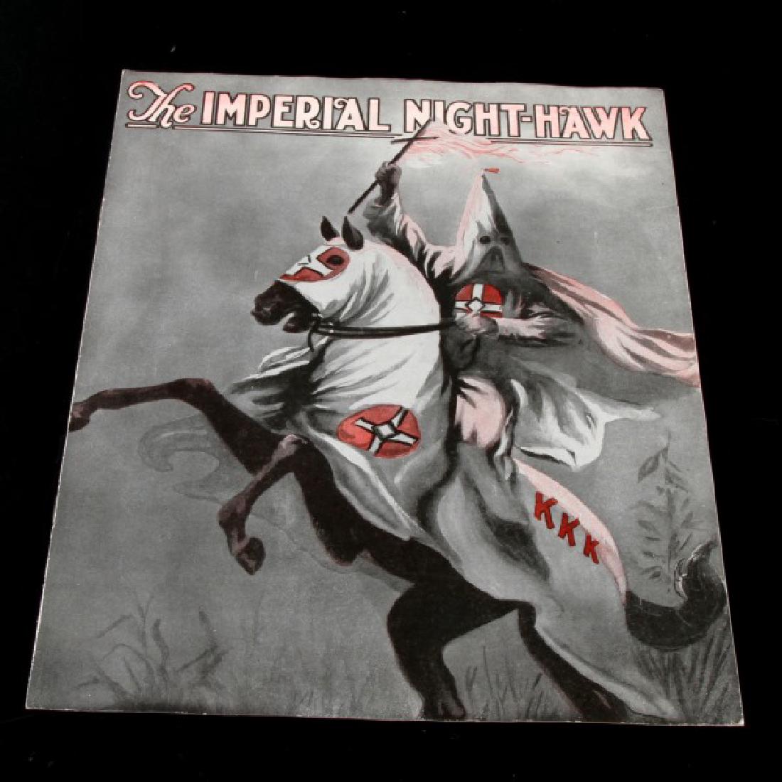 1920 Kkk Ku Klux Klan Imperial Nighthawk Magazine