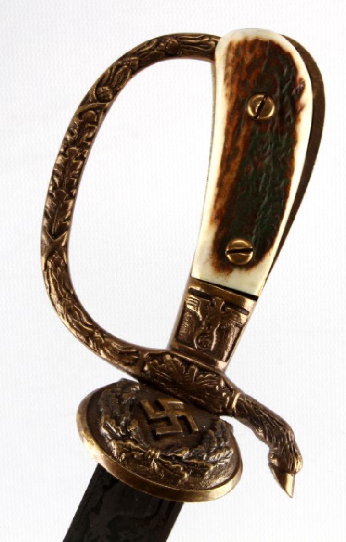 Wwii German Forestry Dagger With Dirk & Scabbard