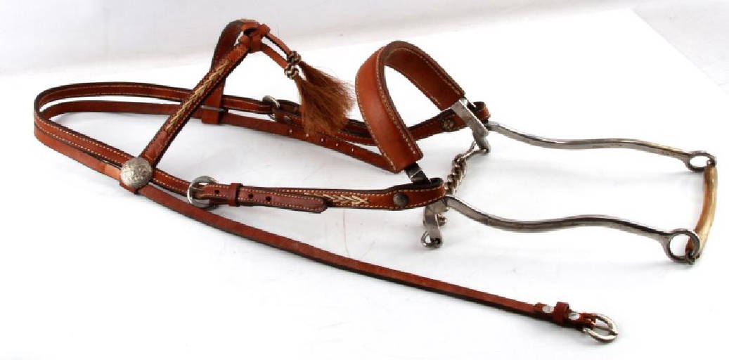 Custom Western Deer Lodge Style Bridal Headstall