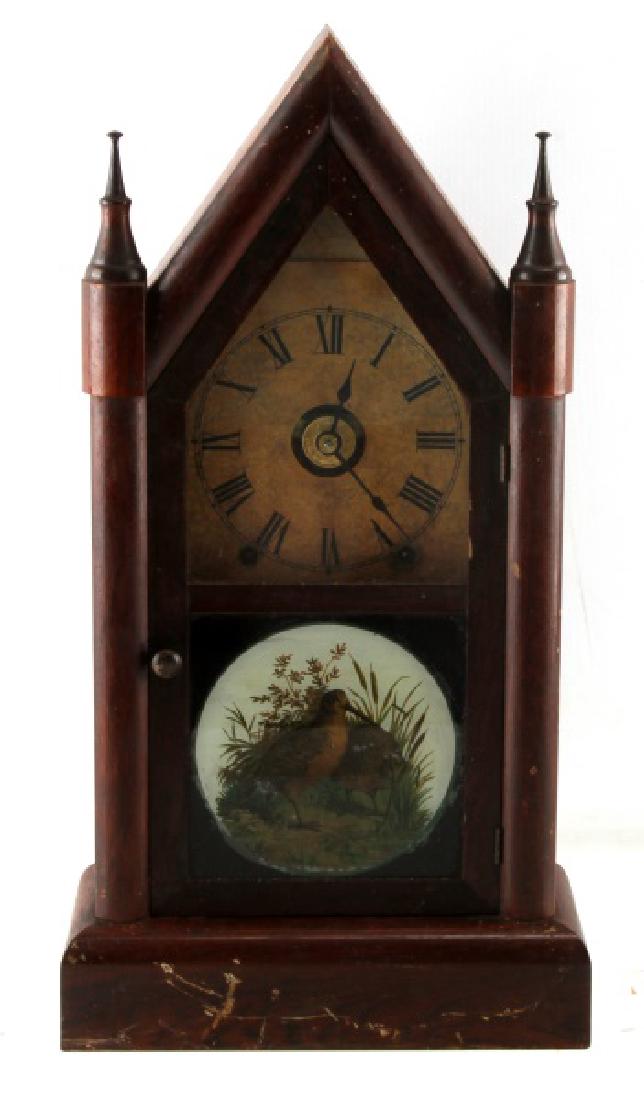 ANTIQUE SETH THOMAS WINDING CATHEDRAL CLOCK