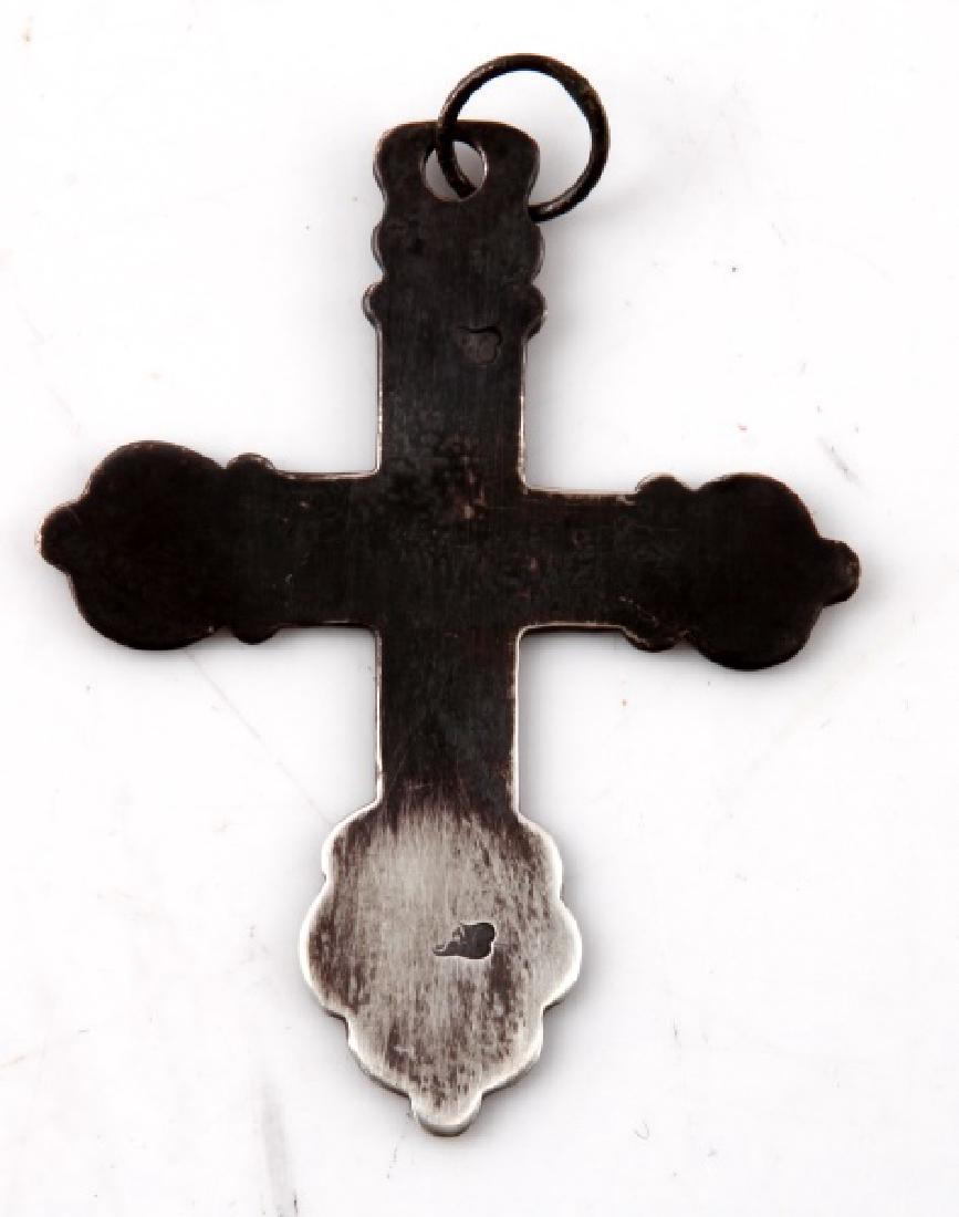 Montreal Native American Fur Trade Silver Cross